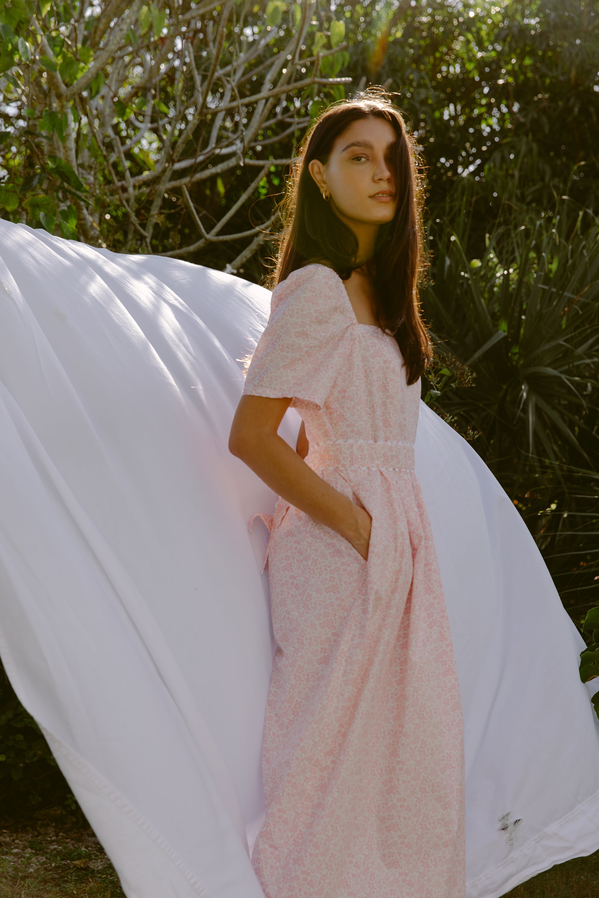 The Grayson Dress in Primrose Pink – Sara Campbell