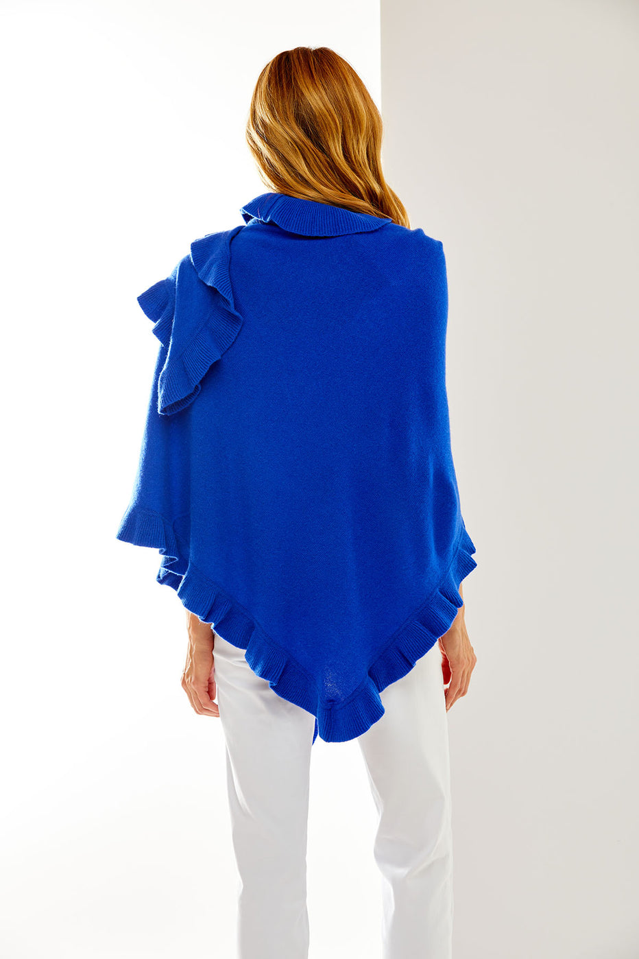 Cashmere Ruffle Triangle – Sara Campbell